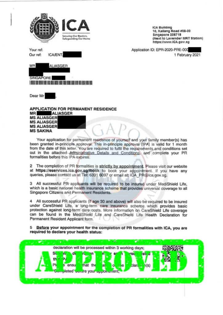 Testimonials - Apply PR Singapore